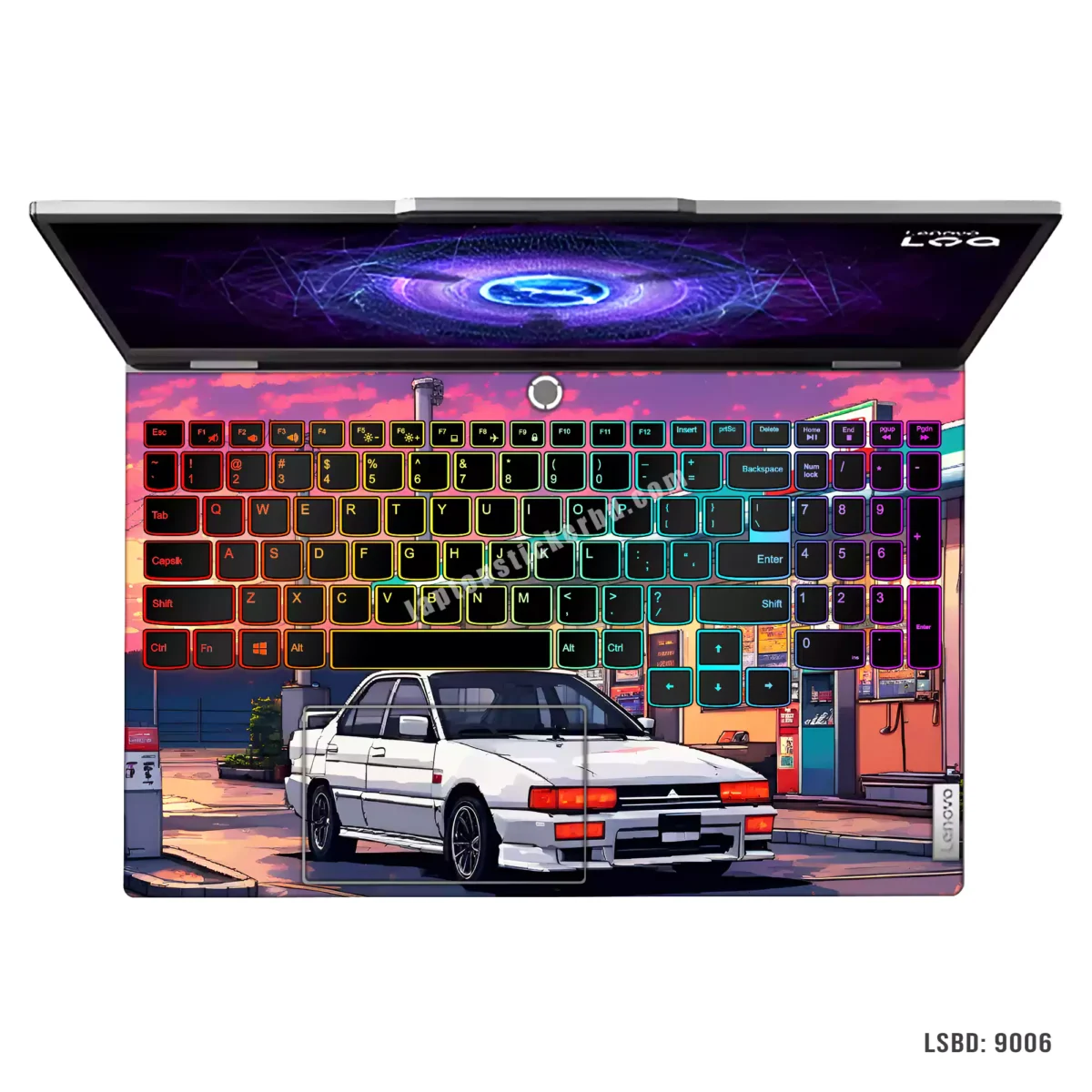 Mitsubishi Car Precut Laptop Sticker – Laptop Sticker BD